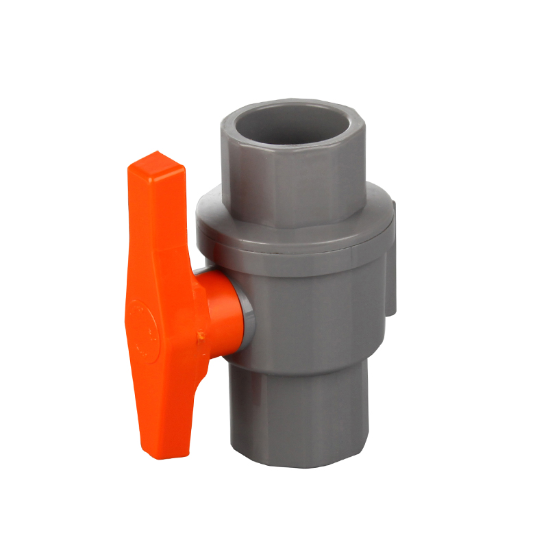 Wholesale Cheapest Factory 8 Inch Pvc Flange Plastic Two Piece Ball Valve Hongke Manufacturer and Supplier Hongke